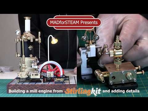 StirlingKit mill engine and vertical boiler build part 1