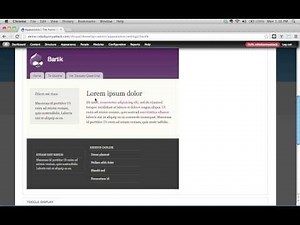 How can I configure and customize the theme on my Drupal site?
