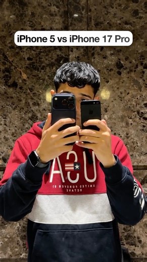 iPhone 5 in 2026 vs iPhone 17 Pro Camera test #tech #iphone5