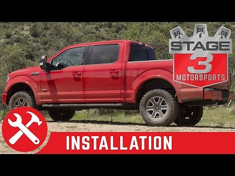 2004-2016 F150 4WD Pro Comp 3" Rear Lift Block Kit Install