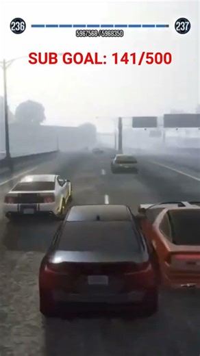 cutting up in traffic💨 #gta5 #gtaonline #cuttingup #gaming #subgoal500 #nohesi #gtashorts