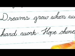 Most Beautiful Handwriting Ever ✨ | Satisfying Cursive Writing 💙