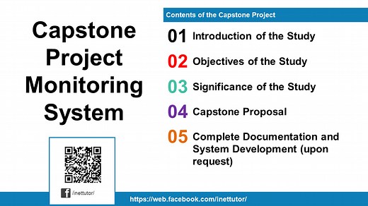 Capstone Project Monitoring System - iNetTutor.com