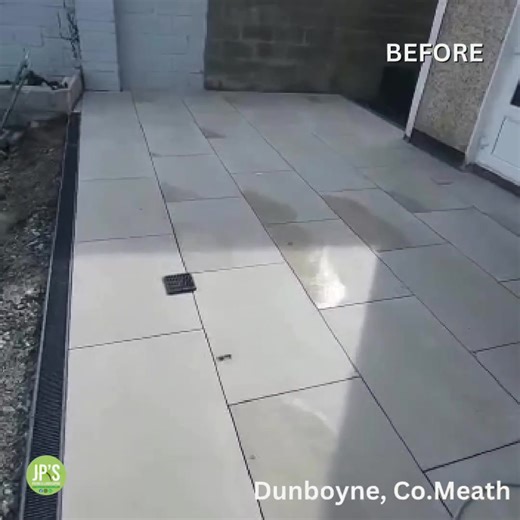 BEFORE AND AFTER IN DUNBOYNE CO. MEATH - ANOTHER VERY HAPPY CUSTOMER! Porcelain Paving Stone Cobble Border Raised Flower Beds Smooth Rendered Finish White Pebble Artificial Grass Treated Wooden Cladding FULLY REGISTERED ✔️ FULLY INSURED ✔️ VAT REGISTERED COMPANY ✔️ BOOK A FREE QUOTE WITH US TODAY! TEL/WHATSAPP: 085 8236400 EMAIL: jpslandscapingandpaving@gmail.com WEB: WWW.JPPAVINGLANDSCAPING.COM Registered Business Number: 679286 VAT Number: IE 7617708V CONTACT US DIRECTLY BY WHATSAPP FOR A QUIC
