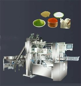 Atta Flour Doypack Premade Bag Packing Machine