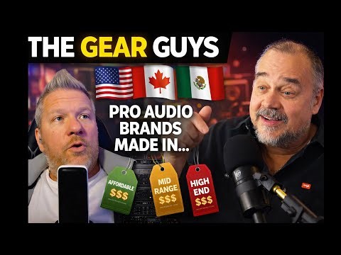 Exploring North American Pro Audio Brands: USA, Canada & Mexico Edition Jan, 18, 2026 The Gear Guys
