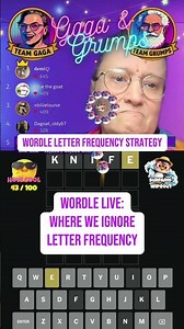 Wordle letter frequency strategy