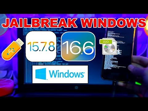 🤯😍NEW Jailbreak iOS 16.6/15.7.8 Windows (iSO Method) 🔥| Palen1x PaleRa1n-C Jailbreak iOS 16 Window