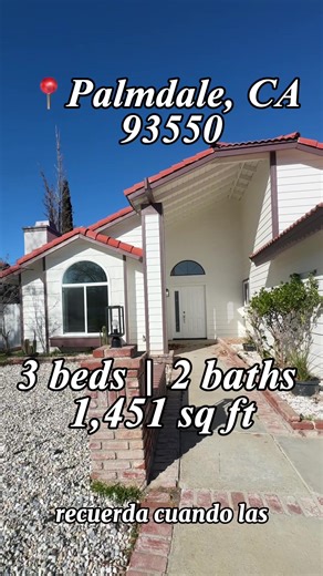 📍East Palmdale 3 beds | 2 baths 📐 1,451 sq ft Remodeled home.🏡 Inflation continues to rise, and historically home values tend to rise with it. Real estate has long acted as a hedge against inflation, often outpacing it. Buying sooner rather than later can make a big difference. If you’ve been thinking about buying, this is the time to start a conversation. Call me at (818) 943-3594 😉I don’t charge for the call. #realtor #realestatenews #reality #reel realestate Listing provided by: Jonathan 