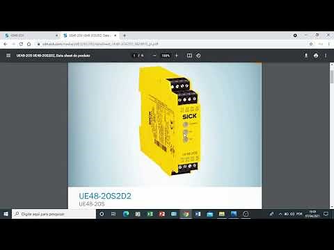 Rele de Segurança SICK UE48 20S