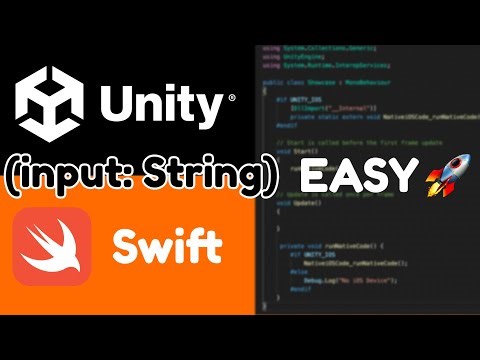 Call native iOS Code with arguments from Unity with Swift Packages! Working! 🛠