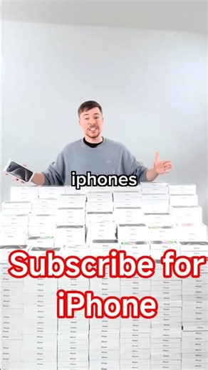 Subscribe to Win "1,000 iphone"📱#mrbeast #yosho #shorts