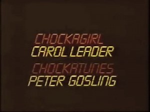 I've featured Chock-a-bloke checking in previously, so it's only fair to feature Chock-a-girl, this time checking out. It's the lovely Carol Leader. | Legends of Kids TV