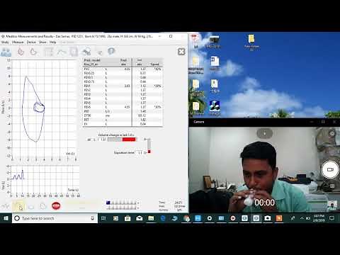 How to perform Spirometry or Pulmonary Function test - Nidek Medical - Medikro Spirometer training