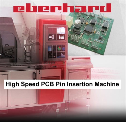 High-speed press fit pin insertion from Eberhard for PCB manufacturing | EBERHARD AG