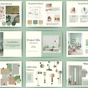 Interior Design Presentation | Interior Design Project Template | Client Presentation | Canva Template | Adobe Indesign Template - Etsy Australia