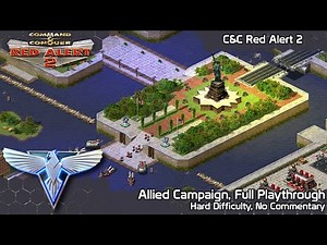 C&C Red Alert 2 - Allied campaign (Full Playthrough, Hard Difficulty, No Commentary)