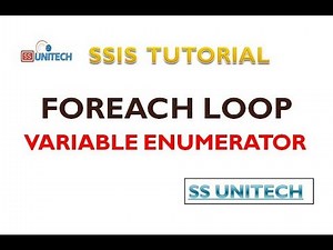 Foreach Loop Variable Enumerator in ssis | ssis interview |ssis tutorial Part 48