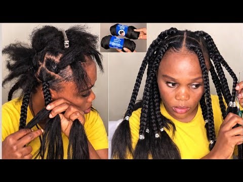 How To Make Super Neat Jumbo Box Braids | Easy Step-By-Step Tutorial For Beginners