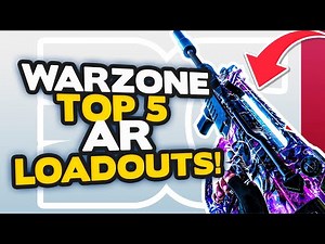 Warzone RANKING the TOP 5 BEST Assault Rifle Loadouts from WORST to BEST (Best Class Setup)