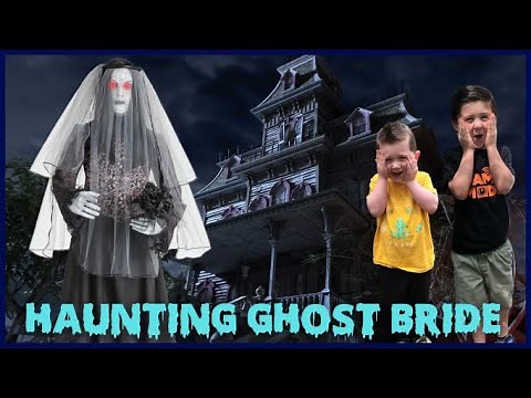 Haunting Ghost Bride Home Depot Animatronics | Unbox Setup New 2021 Halloween Prop | Spooky Ghost