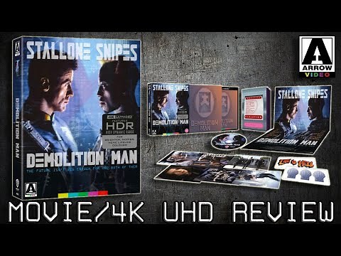 DEMOLITION MAN (1993) - Movie/Limited Edition 4K Review (Arrow Video)