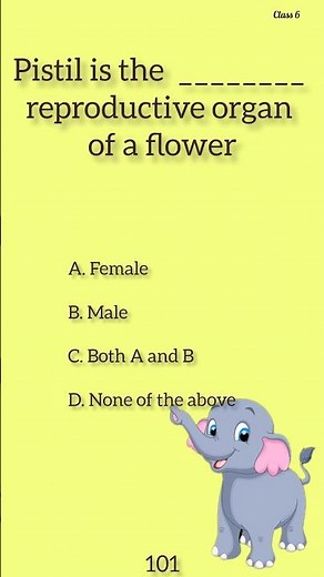 101 Getting to know Plants Class 6 #science #shorts #nmms #iso