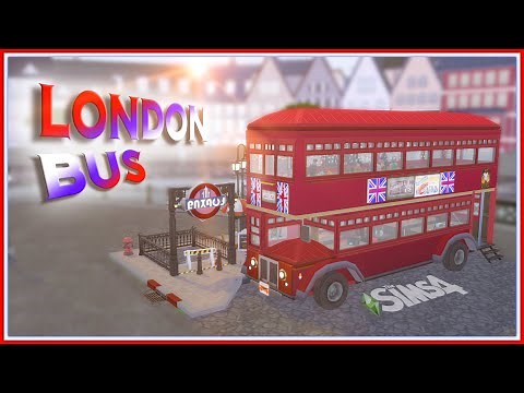 London Bus Bar Sims 4 | NO CC | Double Decker Bus | the sims 4 speed build 2020 | RGR Gaming