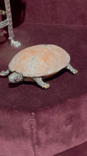 Begging #poodle sleeping #dogs parrot and #turtle bell art #faberge #cleveland #art museum