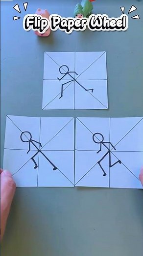 How to Make a Flip Paper Wheel Animation (Easy & Satisfying)