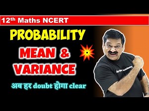 Probability Mean & Variance of a random Variable of Probability distributions NCERT Class 12 Maths