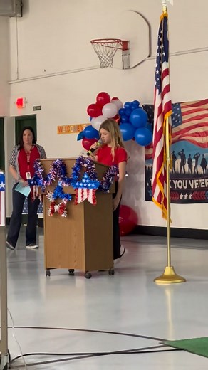 1.1K views · 37 reactions | My niece, Nora Faye, wrote this and got to present it in front of her school in Illinois. We are so proud of her and are thankful for all our Veterans out there that have made it possible for her to stand up and speak about freedom. Thank you and God Bless All! | Waseca County Auto Sales | Facebook