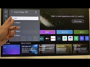 LG SMART Monitor – How to Enable or Disable Auto Power Off