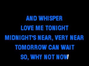 Why Not Now (Original Karaoke Artist) - Matt Monro