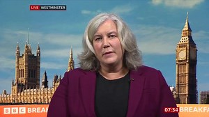 'This is so much more than a paint job' Transport Secretary Heidi Alexander spoke to #BBCBreakfast as she unveiled branding for Great British Railways as part of plans to renationalise the railways | Peter Stefanovic