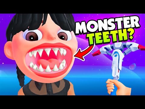 Giving People Creepy MONSTER TEETH! - (VR Dentist Sim)