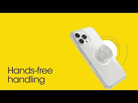 Popsocket Phone Case - Otter + Pop Symmetry Series Clear