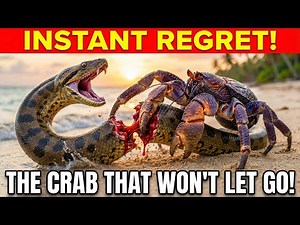 Giant Coconut Crab SNAPS Anaconda in Half! – INSTANT REGRET!