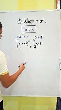 A Genius Trick to Solve This Tricky Exponential Equation!