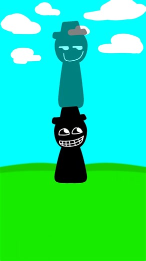 temu black "pyramixed" #sprunki #animation