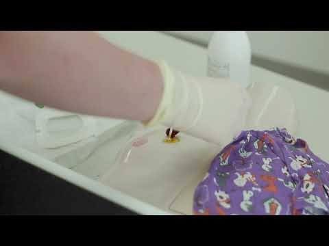 Changing Central Line Dressing Using Betadine