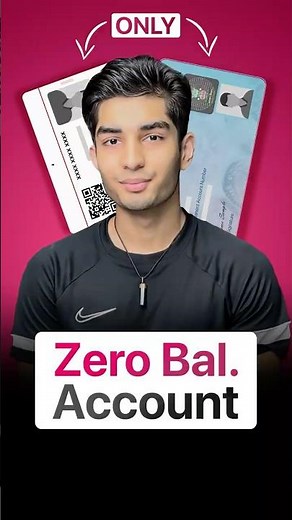 ZERO BALANCE ACCOUNT IN MINUTES! | ONLY PAN & AADHAR | NO PAPERWORK | Instant Account Online 2026