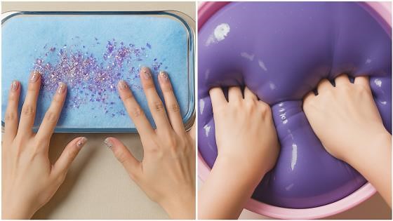 Slime-Textur ASMR – Entspannende Geräusche ohne Musik