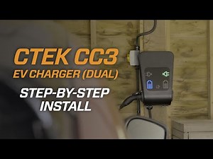 INSTALLING CTEK CC3 (CHARGESTORM® CONNECTED 3) EV CHARGER