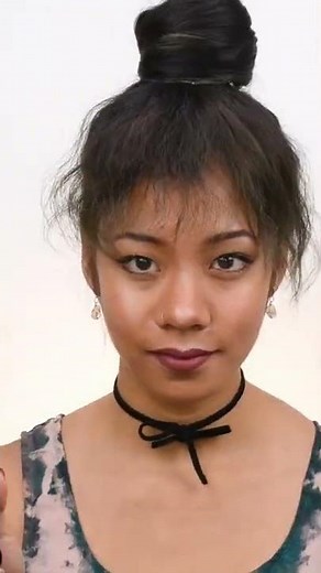 Faux Bangs Tutorial #shorts