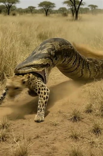 Python vs Leopard… The Battle for Survival