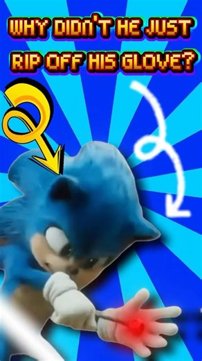 Why Sonic Didn’t Take Off His Glove… 😳