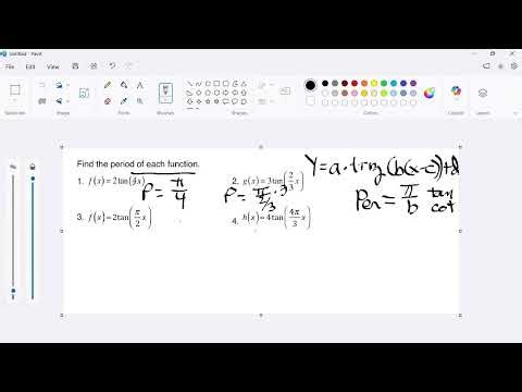 Precalculus Onramps - Find Period of tan Functions