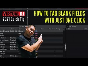 Virtual DJ 2021 Tutorial - How To Easily Update 'Year' Info Tag (ONE CLICK AND DONE!)