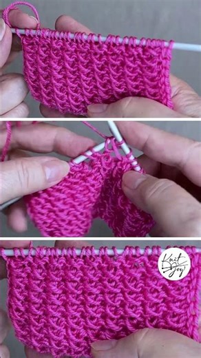 One-Row Knitting Pattern You’ll Love #NoPurlKnitting #273